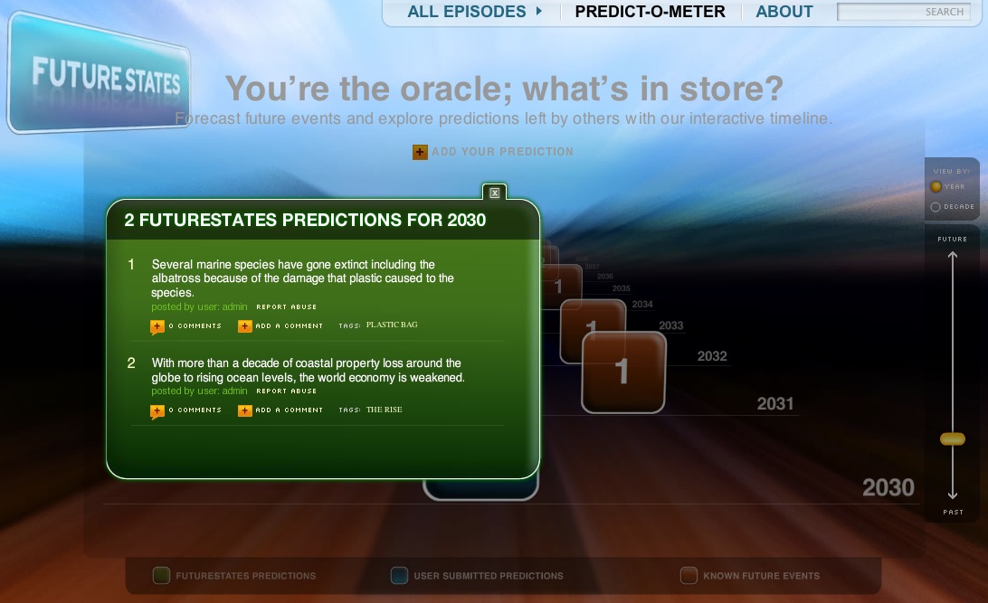 Futurestates: watch, predict the future — LONG NOW IDEAS